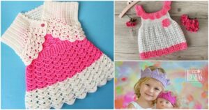 Baby Princess Dress Free Crochet Patterns - Crochet And Me