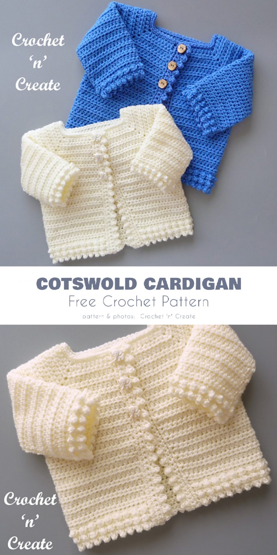 Cozy and Warm Baby and Toddler Cardigan Free Crochet Patterns - Crochet ...
